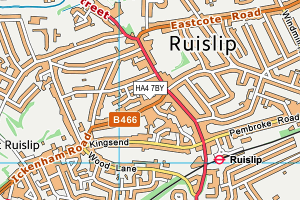 HA4 7BY maps, stats, and open data