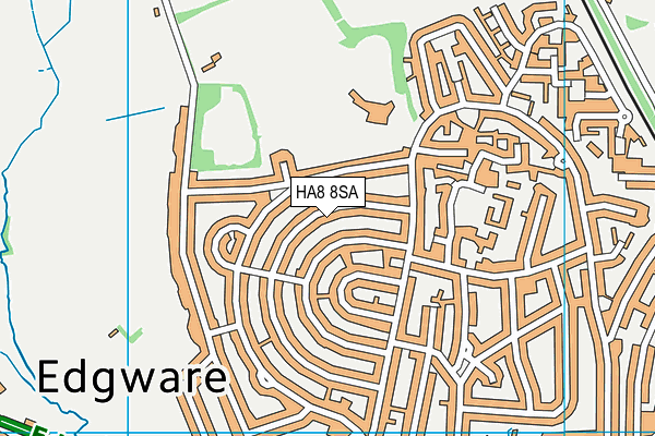 HA8 8SA maps, stats, and open data