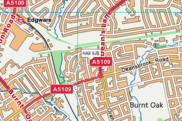HA8 9JB maps, stats, and open data