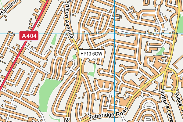 HP13 6GW maps, stats, and open data