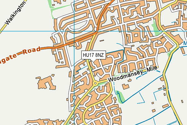 HU17 8NZ maps, stats, and open data