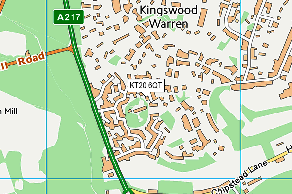 KT20 6QT maps, stats, and open data