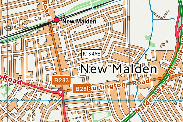 KT3 4AE maps, stats, and open data