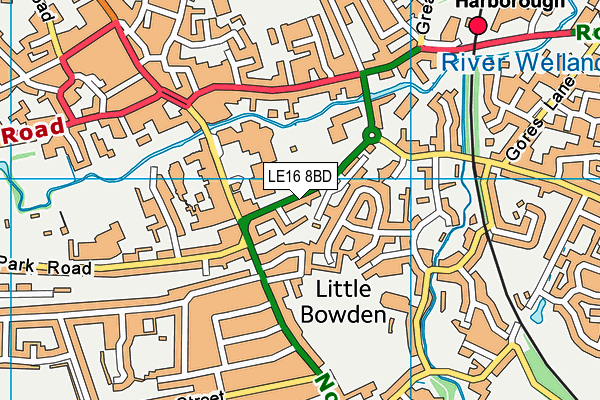 LE16 8BD maps, stats, and open data