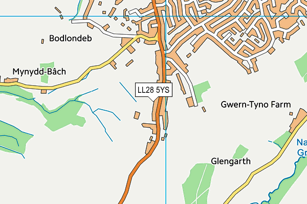LL28 5YS maps, stats, and open data