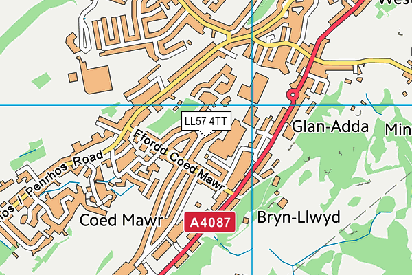 LL57 4TT maps, stats, and open data