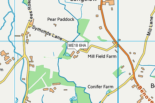 ME18 6HA maps, stats, and open data