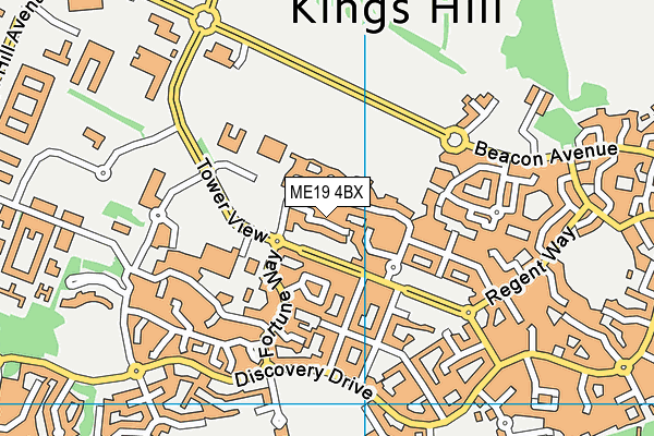 ME19 4BX maps, stats, and open data