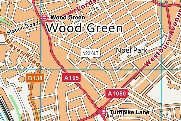 N22 6LT maps, stats, and open data