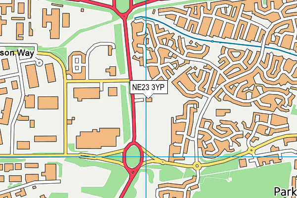NE23 3YP maps, stats, and open data