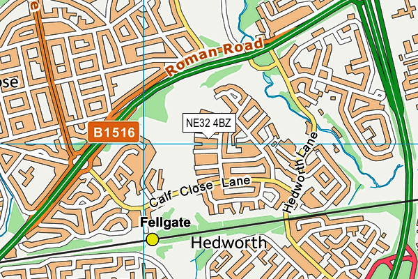 NE32 4BZ maps, stats, and open data