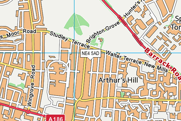 NE4 5AD maps, stats, and open data