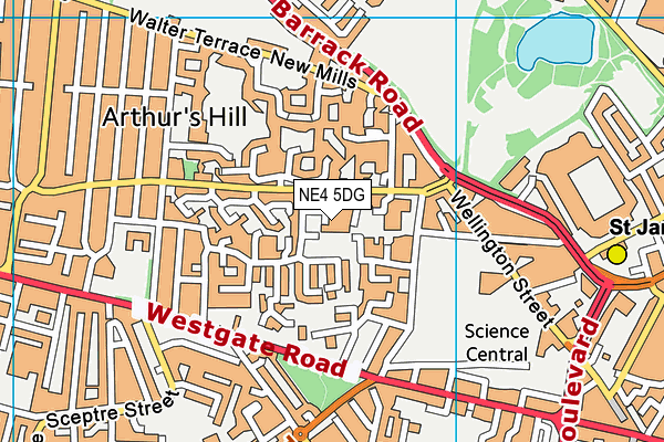 NE4 5DG maps, stats, and open data