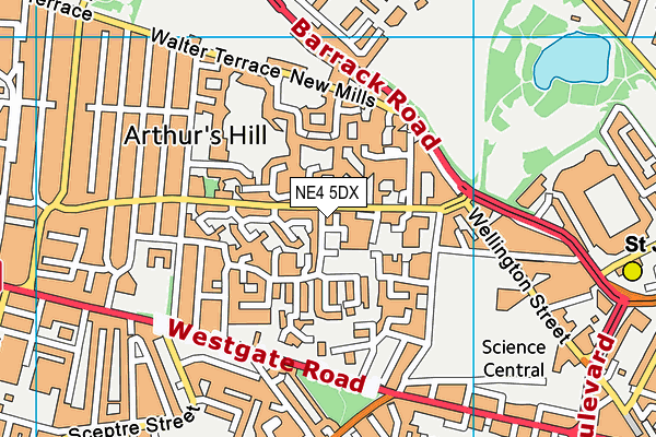 NE4 5DX maps, stats, and open data