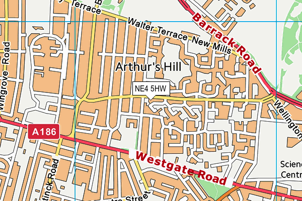 NE4 5HW maps, stats, and open data