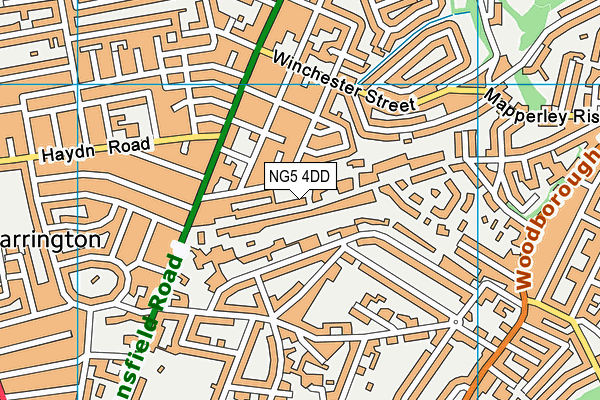 NG5 4DD maps, stats, and open data