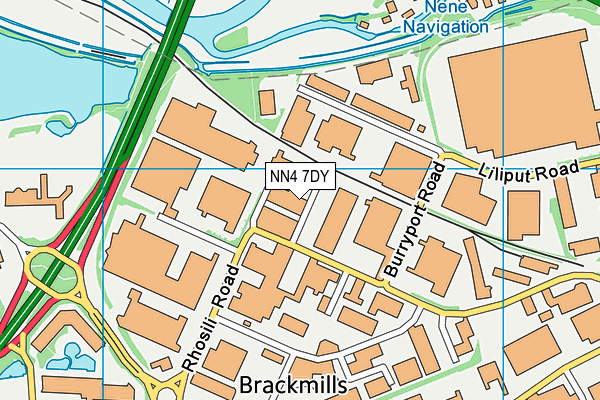NN4 7DY maps, stats, and open data