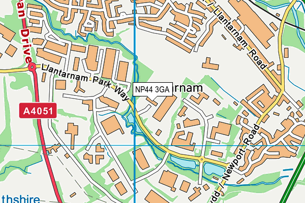 NP44 3GA maps, stats, and open data