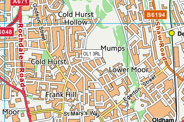 OL1 3RL maps, stats, and open data