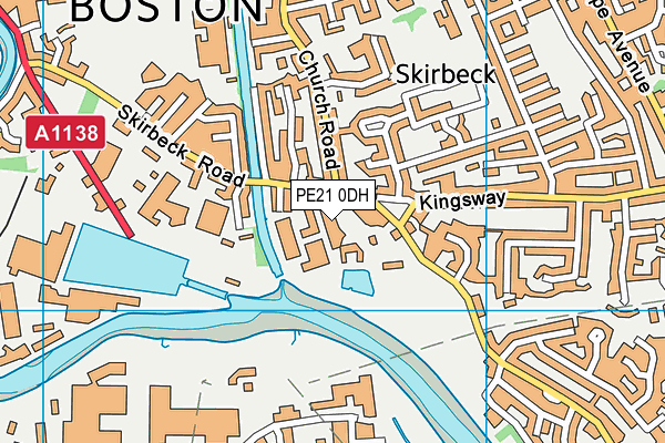 PE21 0DH maps, stats, and open data
