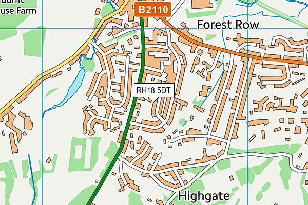 RH18 5DT maps, stats, and open data
