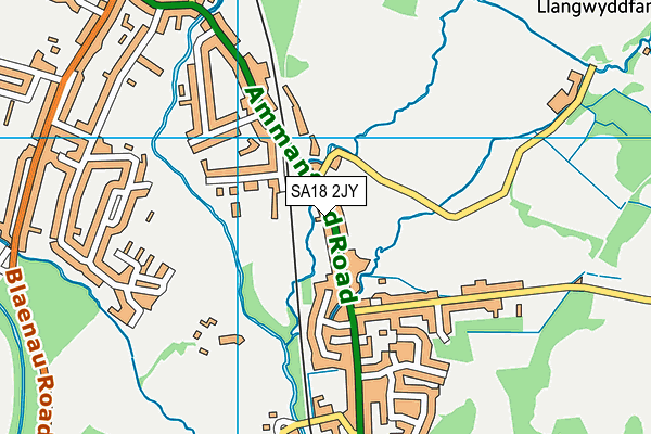SA18 2JY maps, stats, and open data