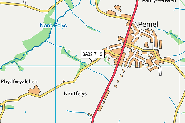 SA32 7HS maps, stats, and open data