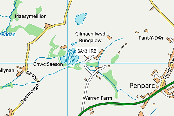 SA43 1RB maps, stats, and open data