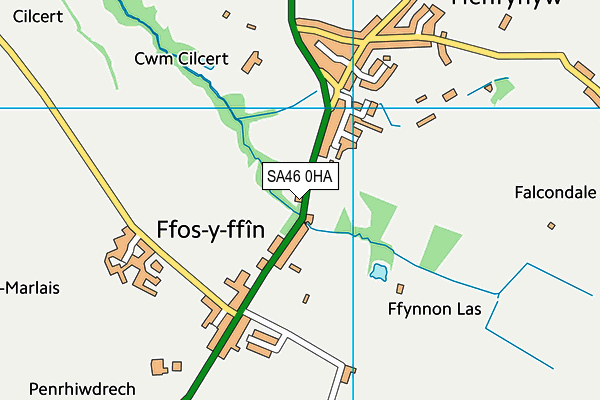 SA46 0HA maps, stats, and open data