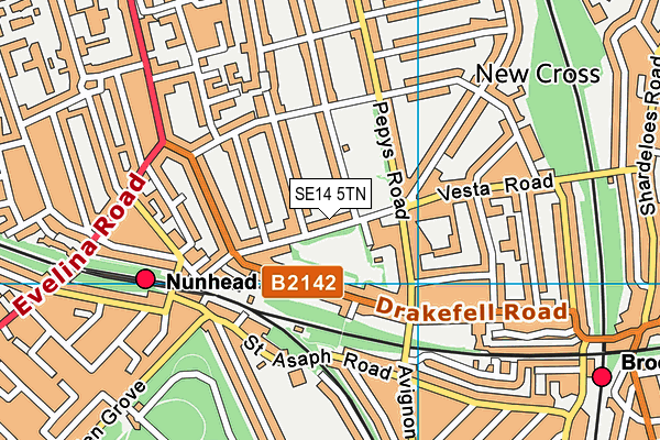 SE14 5TN maps, stats, and open data