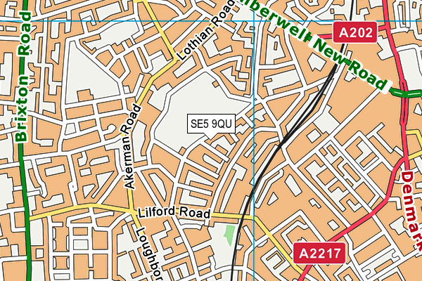 SE5 9QU maps, stats, and open data