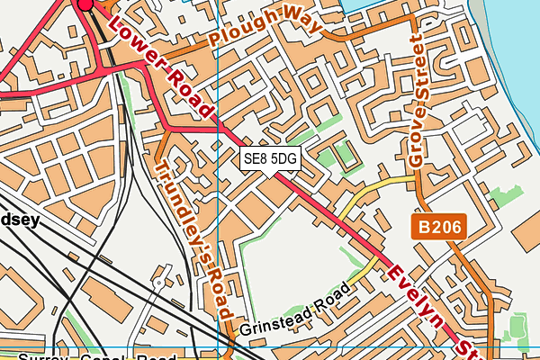 SE8 5DG maps, stats, and open data