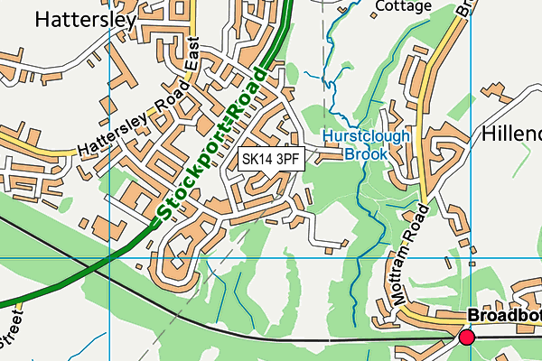 SK14 3PF maps, stats, and open data