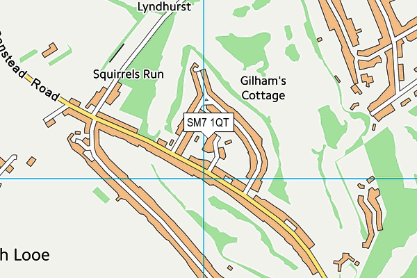 SM7 1QT maps, stats, and open data