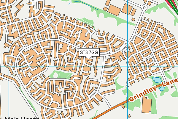 ST3 7GG maps, stats, and open data