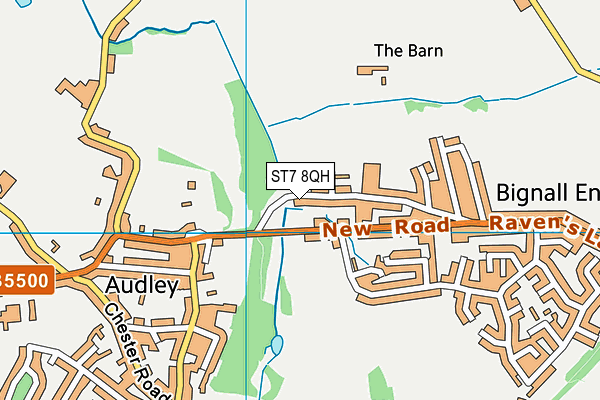 ST7 8QH maps, stats, and open data