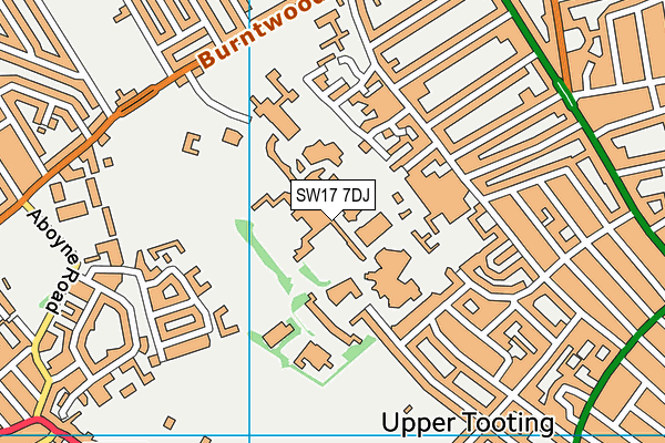SW17 7DJ maps, stats, and open data