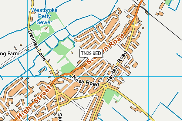 TN29 9ED maps, stats, and open data
