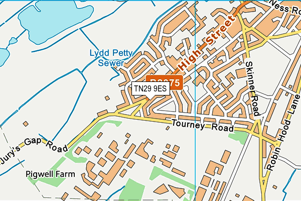TN29 9ES maps, stats, and open data