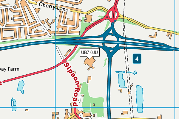UB7 0JU maps, stats, and open data