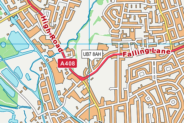 UB7 8AH maps, stats, and open data