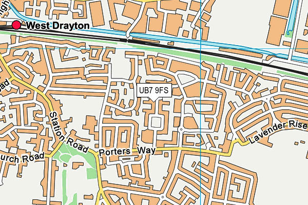UB7 9FS maps, stats, and open data