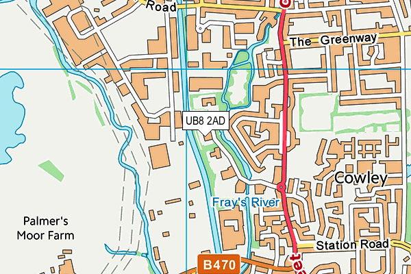 UB8 2AD maps, stats, and open data