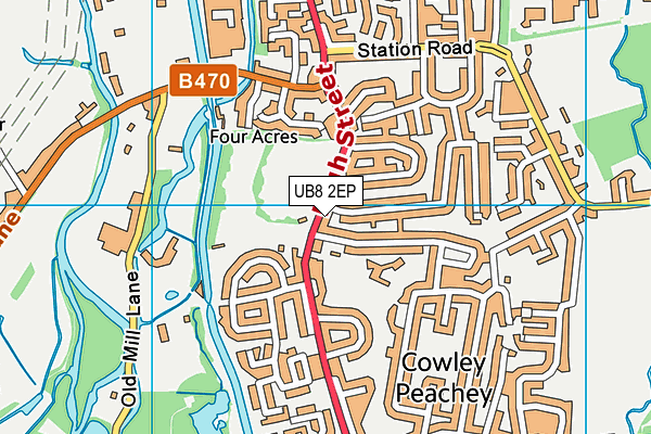 UB8 2EP maps, stats, and open data