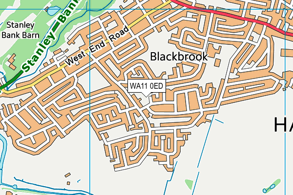 WA11 0ED maps, stats, and open data