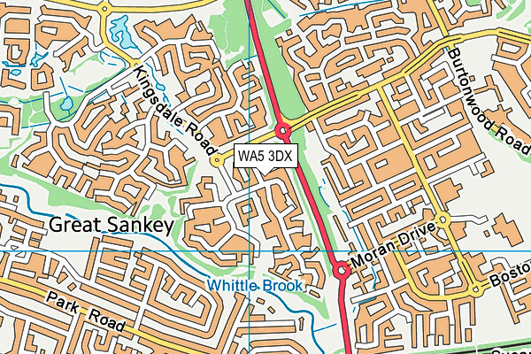 WA5 3DX maps, stats, and open data