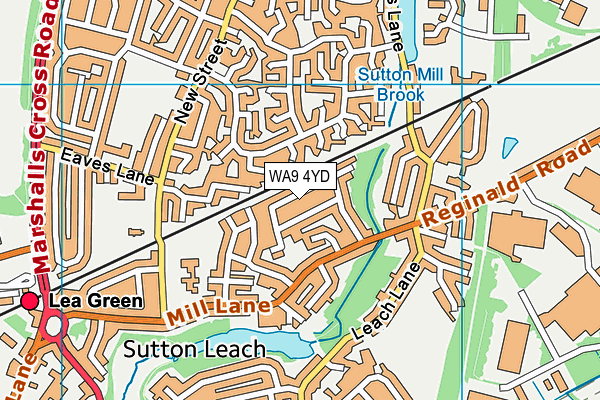 WA9 4YD maps, stats, and open data