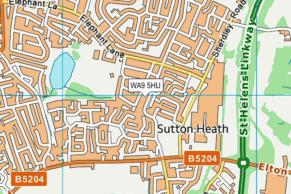WA9 5HU maps, stats, and open data