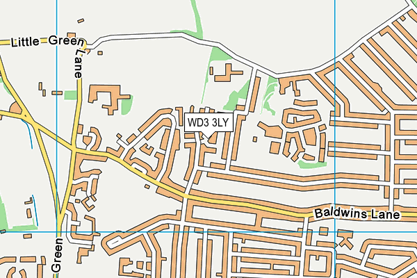 WD3 3LY maps, stats, and open data