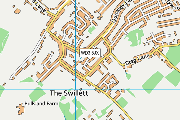 WD3 5JX maps, stats, and open data